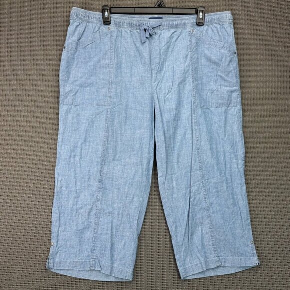 Basic Editions | Pants & Jumpsuits | Basic Editions Womens Cropped ...